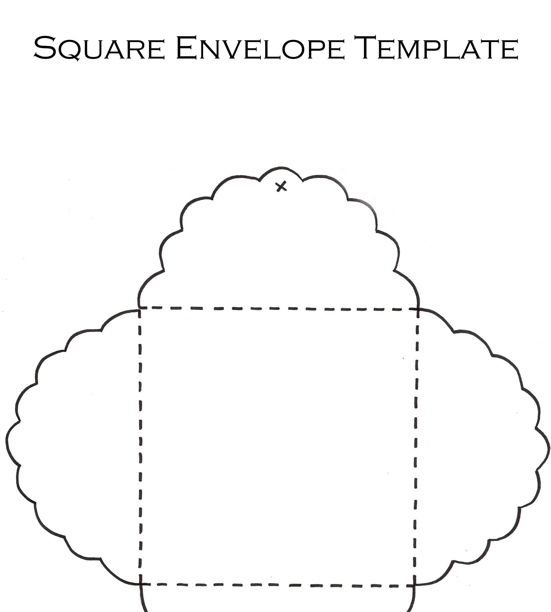 Square Envelope Unique A4 Print Bubble Card Design Yourself Square Card ...