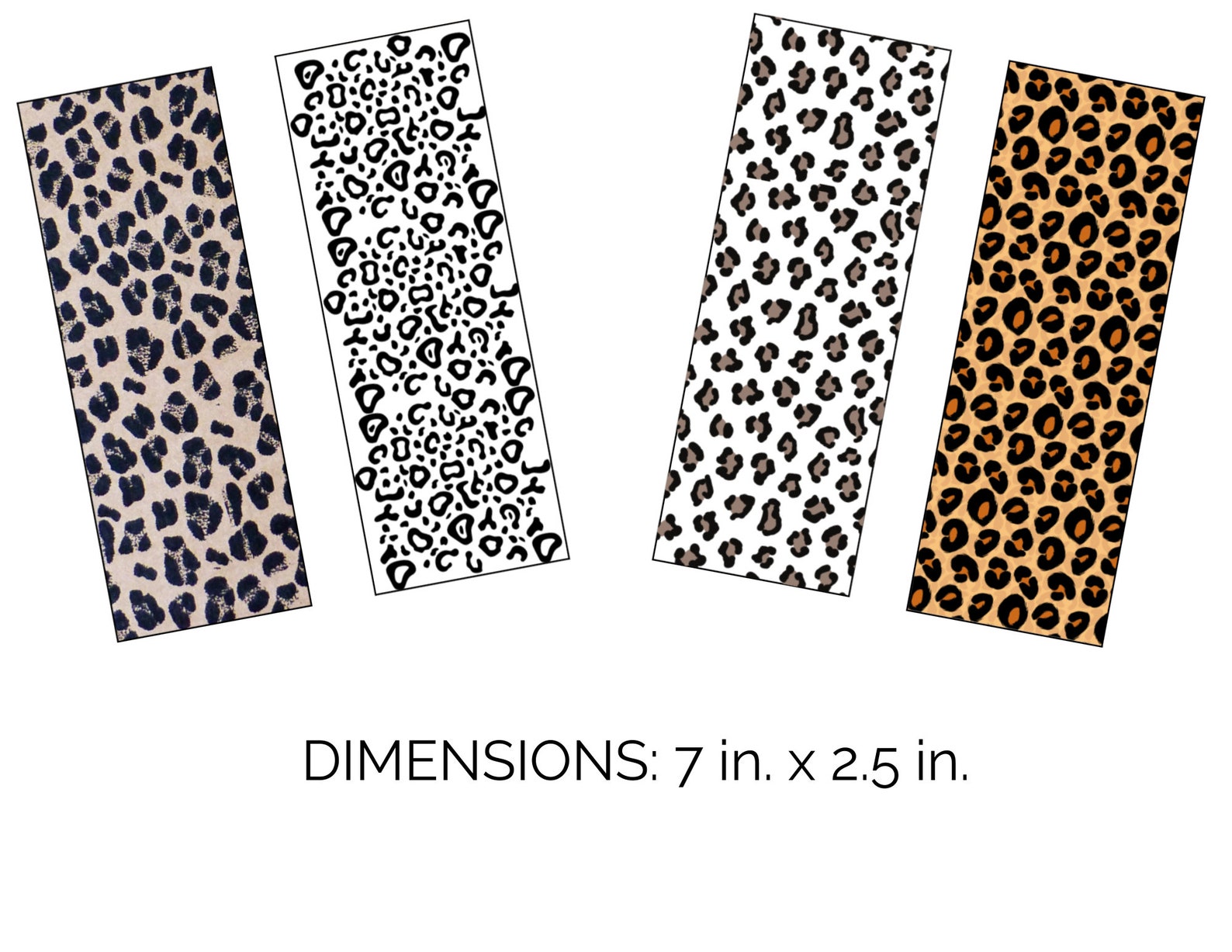Leopard Printable Bookmarks | Digital Bookmarks | Bookmarks for Adults ...