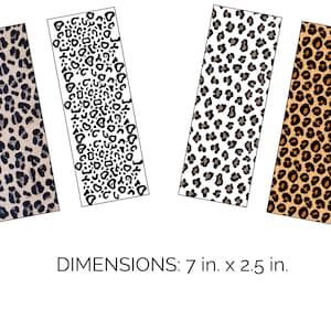 Leopard Printable Bookmarks | Digital Bookmarks | Bookmarks for Adults ...