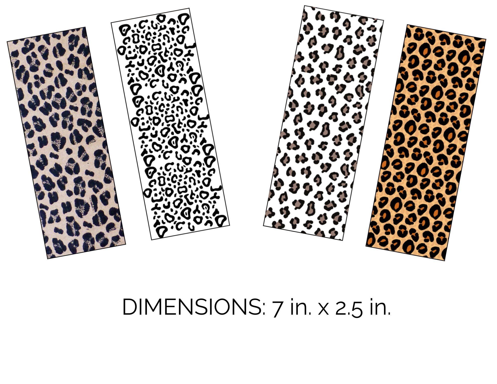 Leopard Printable Bookmarks | Digital Bookmarks | Bookmarks for Adults ...