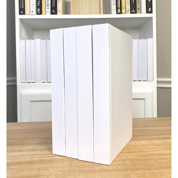 White Decorative Books - Etsy