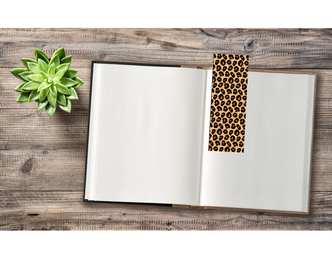 Leopard Printable Bookmarks Digital Bookmarks Bookmarks for Adults Book ...