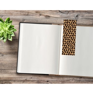 Leopard Printable Bookmarks | Digital Bookmarks | Bookmarks for Adults ...
