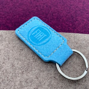 Fiat 500 500l 500e 500x 124 Spider Abarth Key Chain Keychain Holder ...