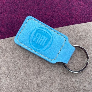 Fiat 500 500l 500e 500x 124 Spider Abarth Key Chain Keychain Holder ...