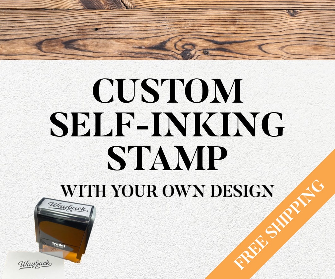 Custom Self-inking Stamp Personalized Gift Self-inking - Etsy Custom Self-inking Stamp Personalized Gift Self-inking - Etsy