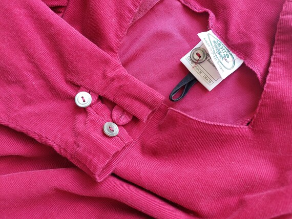 LAURA ASHLEY vintage 80s gorgeous formal micro cordur… - Gem