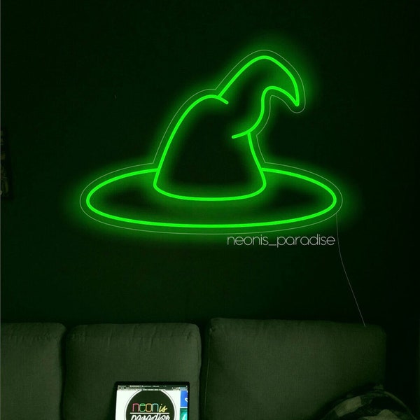 Witch Hat Neon Sign - Etsy