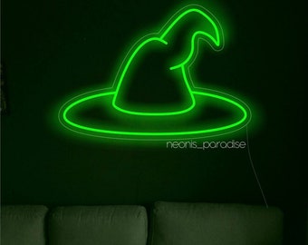 Witch Hat Neon Sign - Etsy