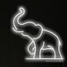 Elephant Neon Sign, Jungle Neon Sign, Nursery Neon Sign, Blue Elephant ...