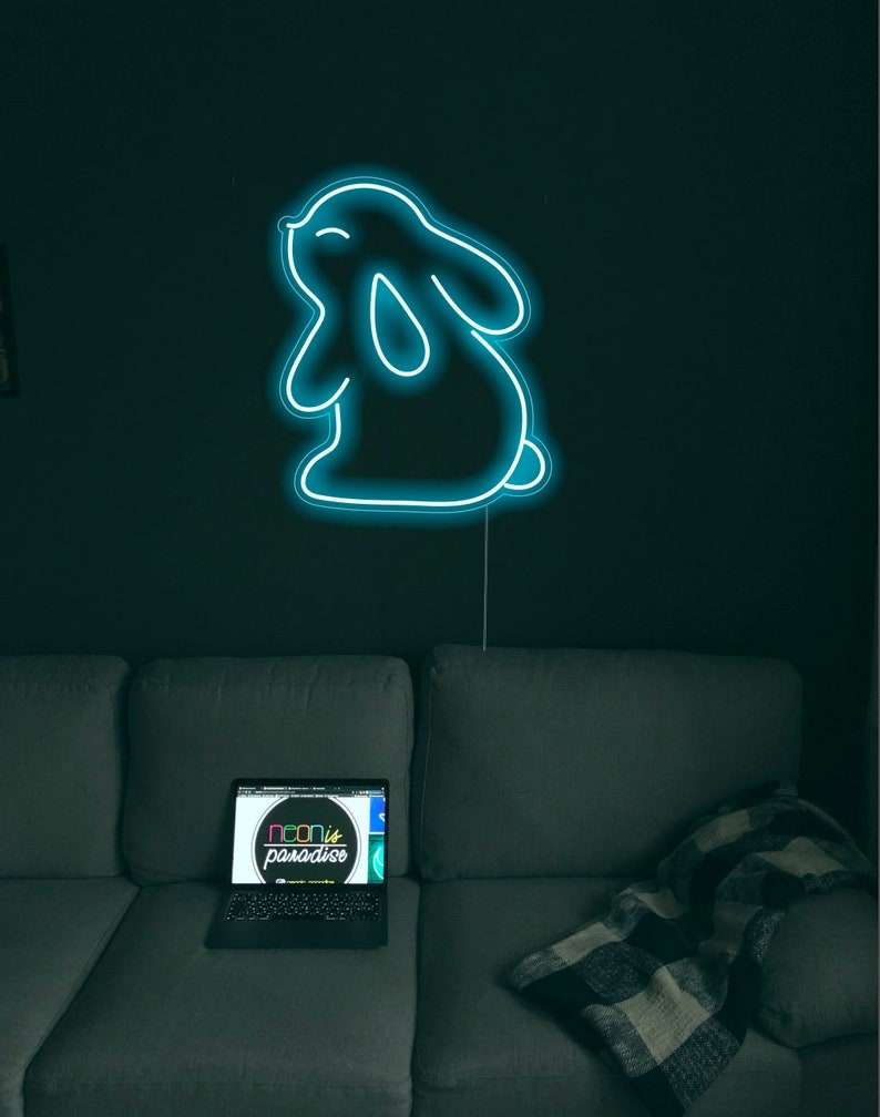 Bunny Neon Sign Rabbit Neon Sign Custom Neon Signage Neon - Etsy UK