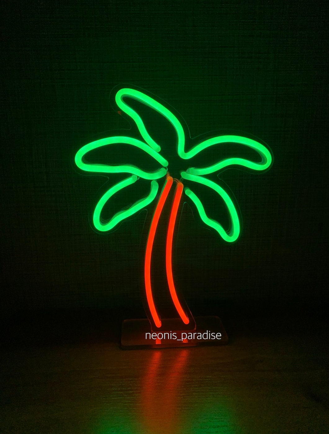 Palm Neon Sign Palm Tree Home Sign Tropical Neon Sign Beach - Etsy