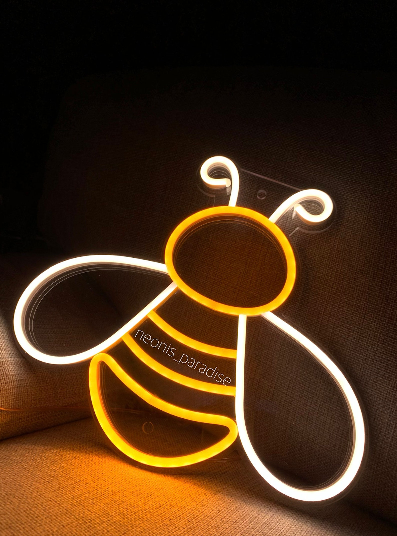 Bee Neon Sign Honey Neon Sign Baby Shower Decor - Etsy
