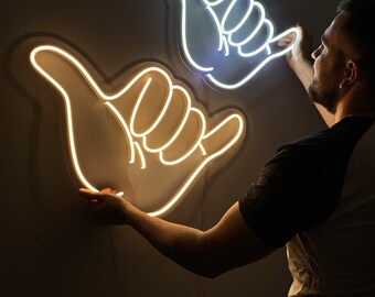Shaka LED Neon Sign / Wall Decor - Etsy