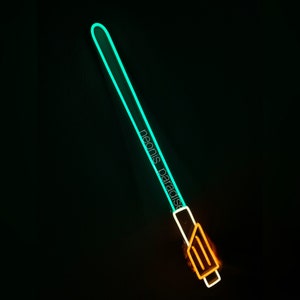 Sword Neon Sign, Saber Neon Sign, Movie Fans Sign, SW Neon Decor, Movie ...