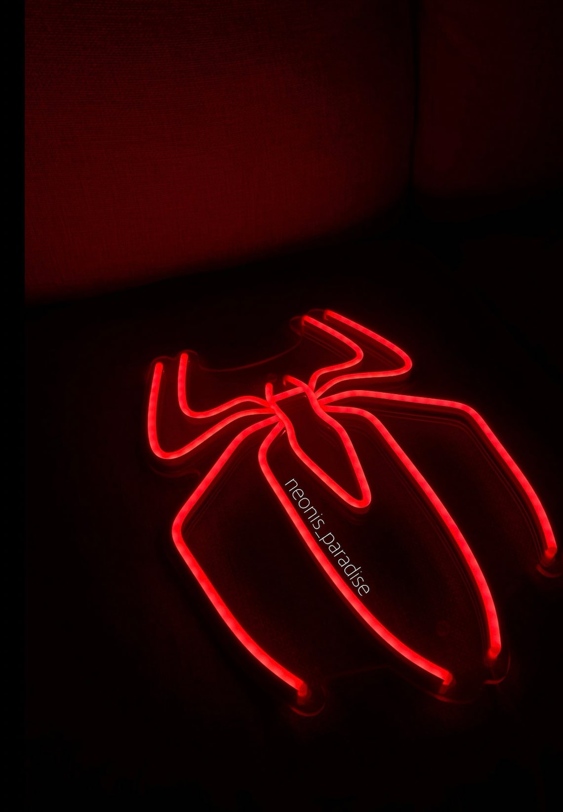 Spider Neon Sign Animal Neon Sign Movie Led Neon Custom - Etsy