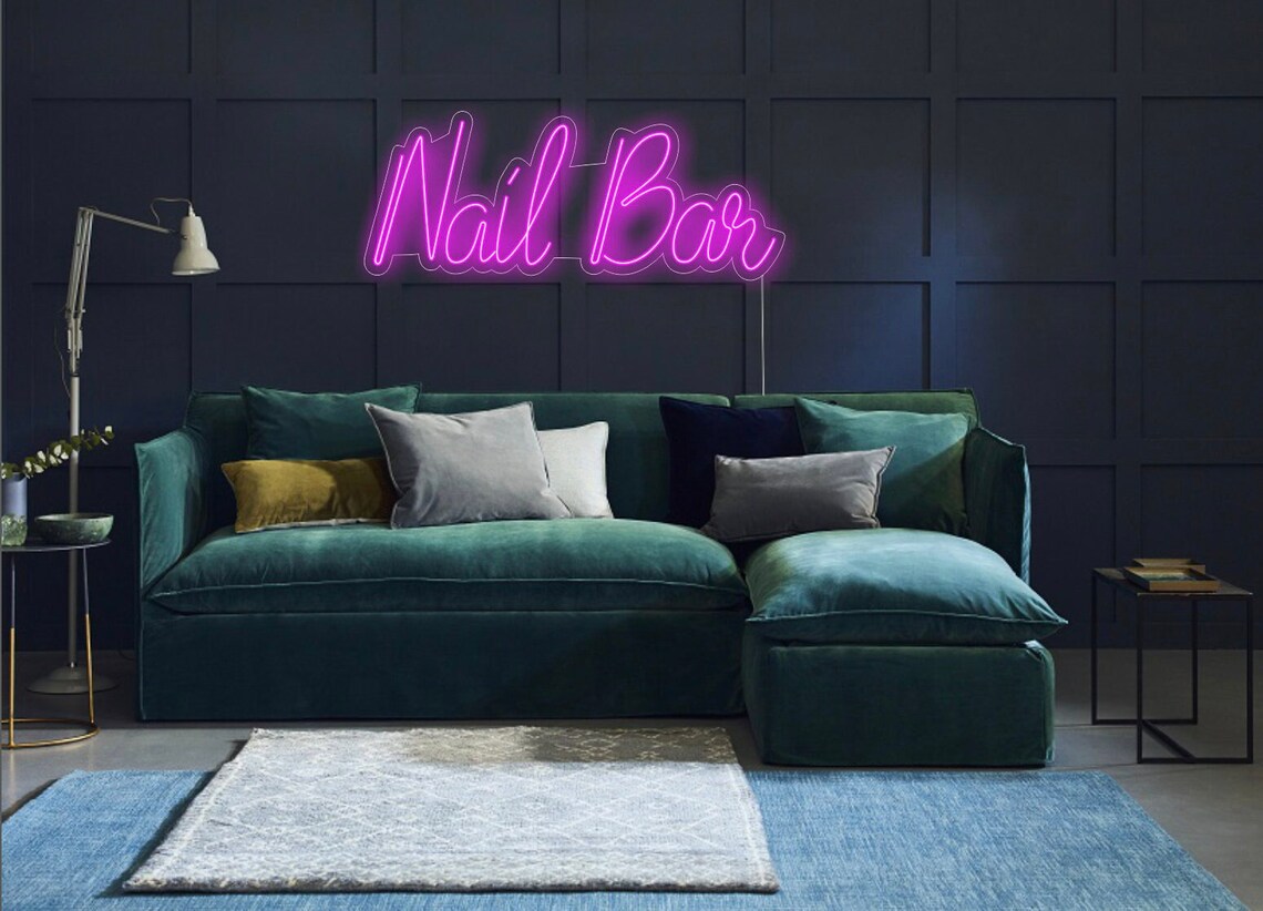 Nail Bar Neon Sign Nails Salon Sign Beauty Studio Neon Sign - Etsy UK