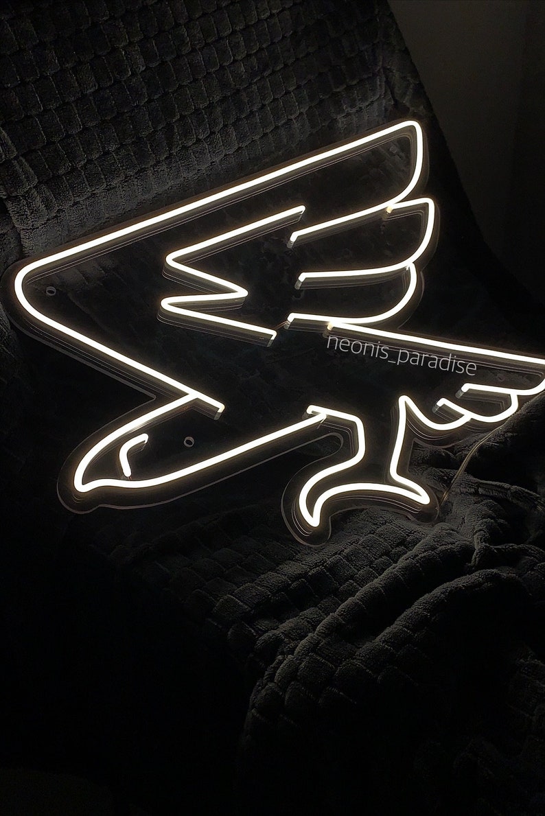 Eagle USA Led-neon Sign Bald Eagle Sign Wall Decor Bedroom - Etsy