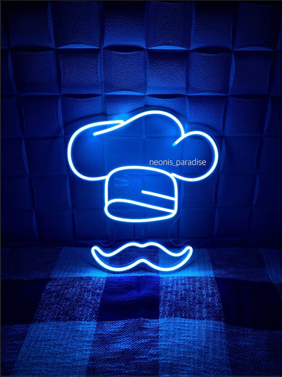 Chef's Hat Neon Sign, Chef Sign, Neon Sign for Cafe, Beware of Chef ...