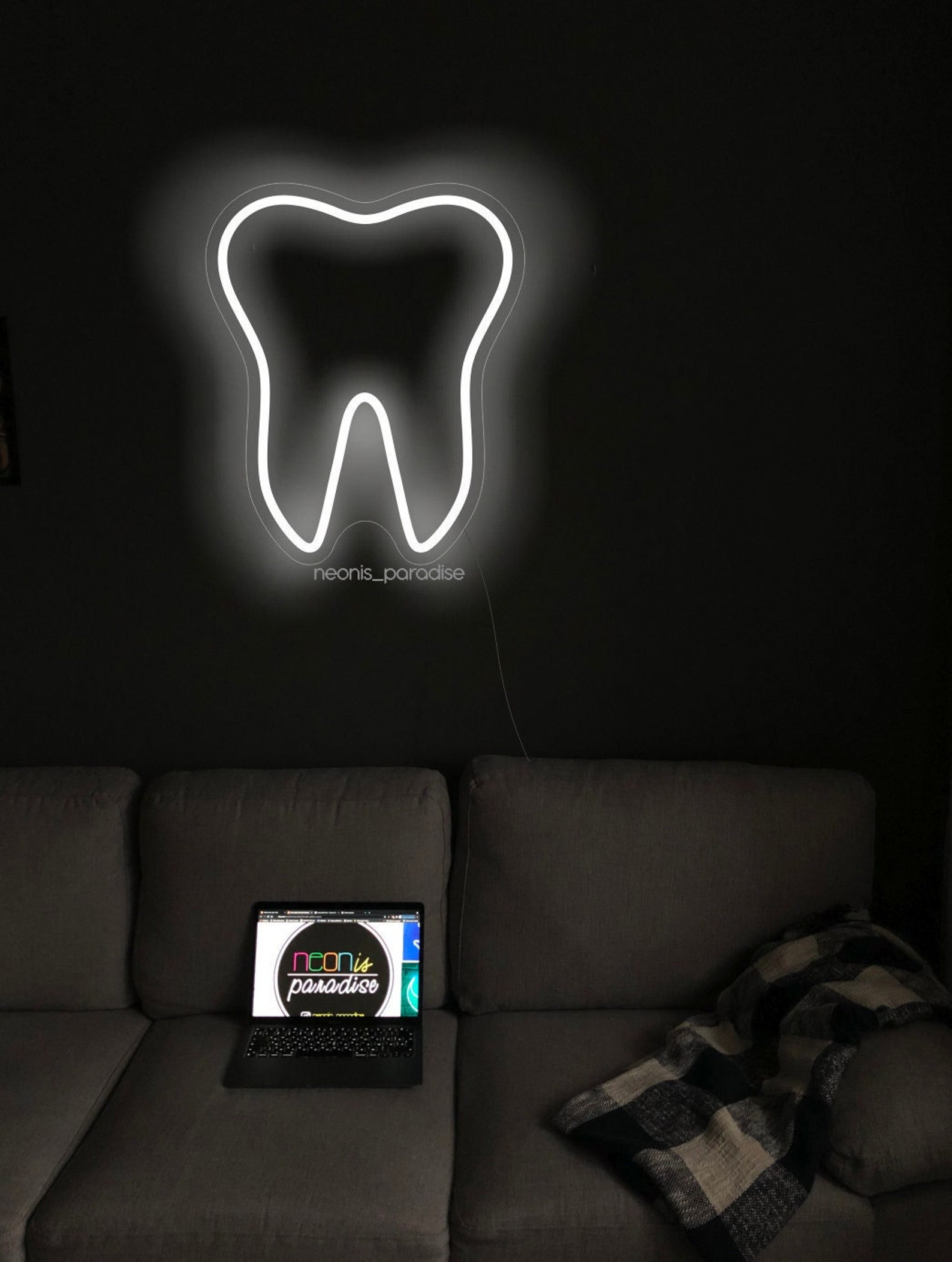 Tooth Neon Sign Dentist Office Decor Sign Custom Dental - Etsy