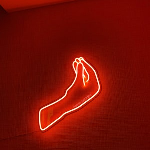 Italian Hand Gesture Sign, Hand Neon Sign, Italy Neon Sign, Classic ...
