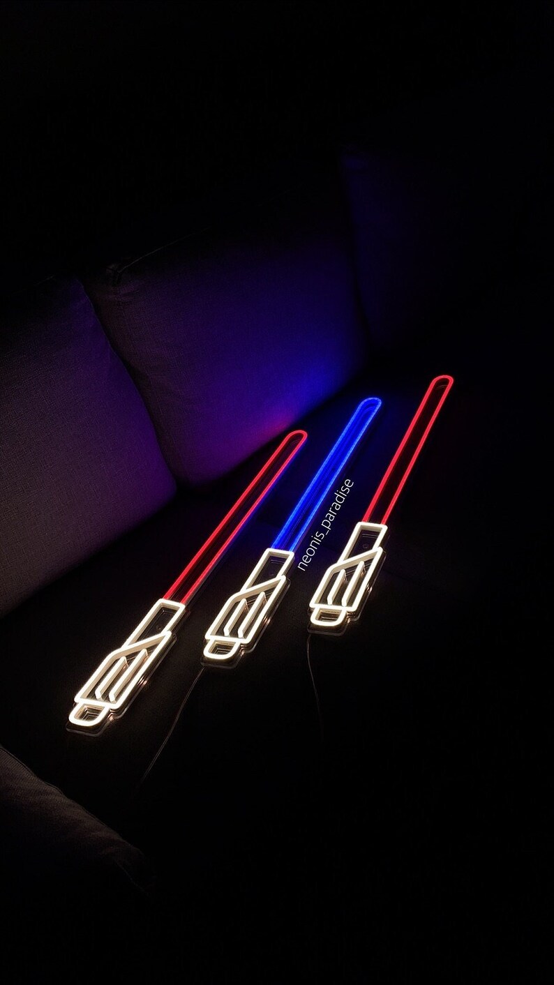 Sword Neon Sign Saber Neon Sign Movie Fans Sign SW Neon - Etsy