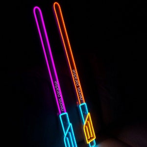 Sword Neon Sign, Saber Neon Sign, Movie Fans Sign, SW Neon Decor, Movie ...