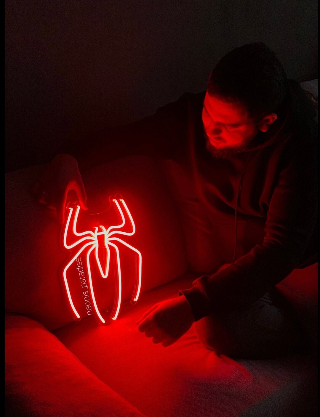 Spider Neon Sign, Animal Neon Sign, Movie Led Neon, Custom Neon Sign ...