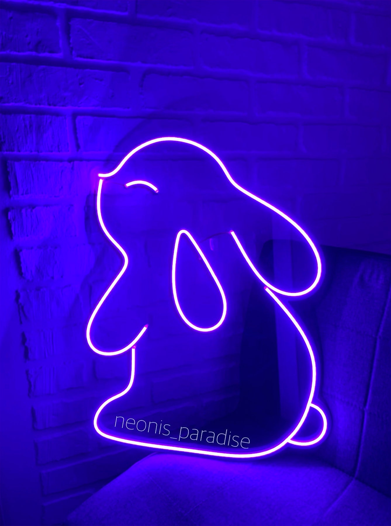 Bunny Neon Sign Rabbit Neon Sign Custom Neon Signage Neon - Etsy UK