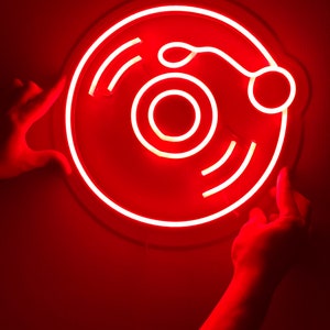 Vinyl Record Led-neon Wall Neon Decor Custom Bedroom Led Neon Sign ...