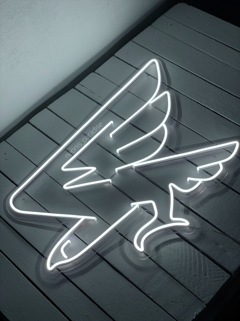 Eagle USA Led-neon Sign Bald Eagle Sign Wall Decor Bedroom - Etsy