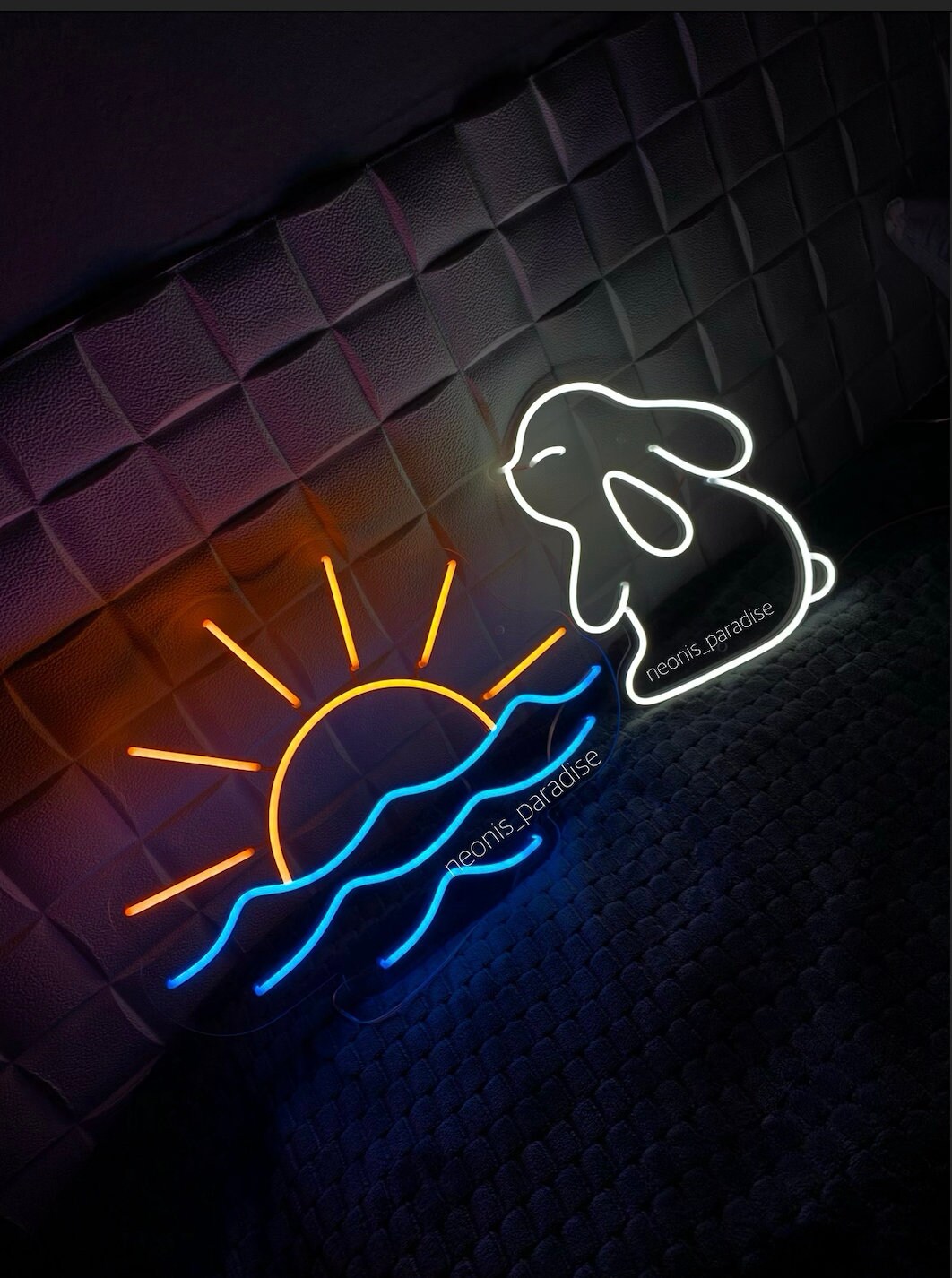 Bunny Neon Sign Rabbit Neon Sign Custom Neon Signage Neon - Etsy UK