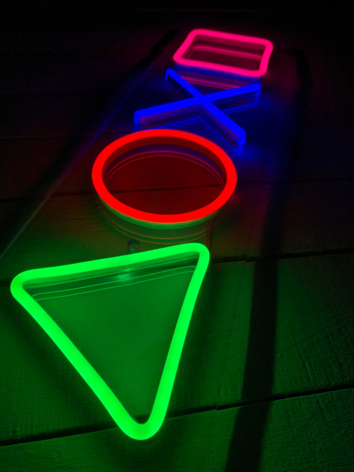 Playstation logo led-neon wall neon decor PlayStation playroom | Etsy