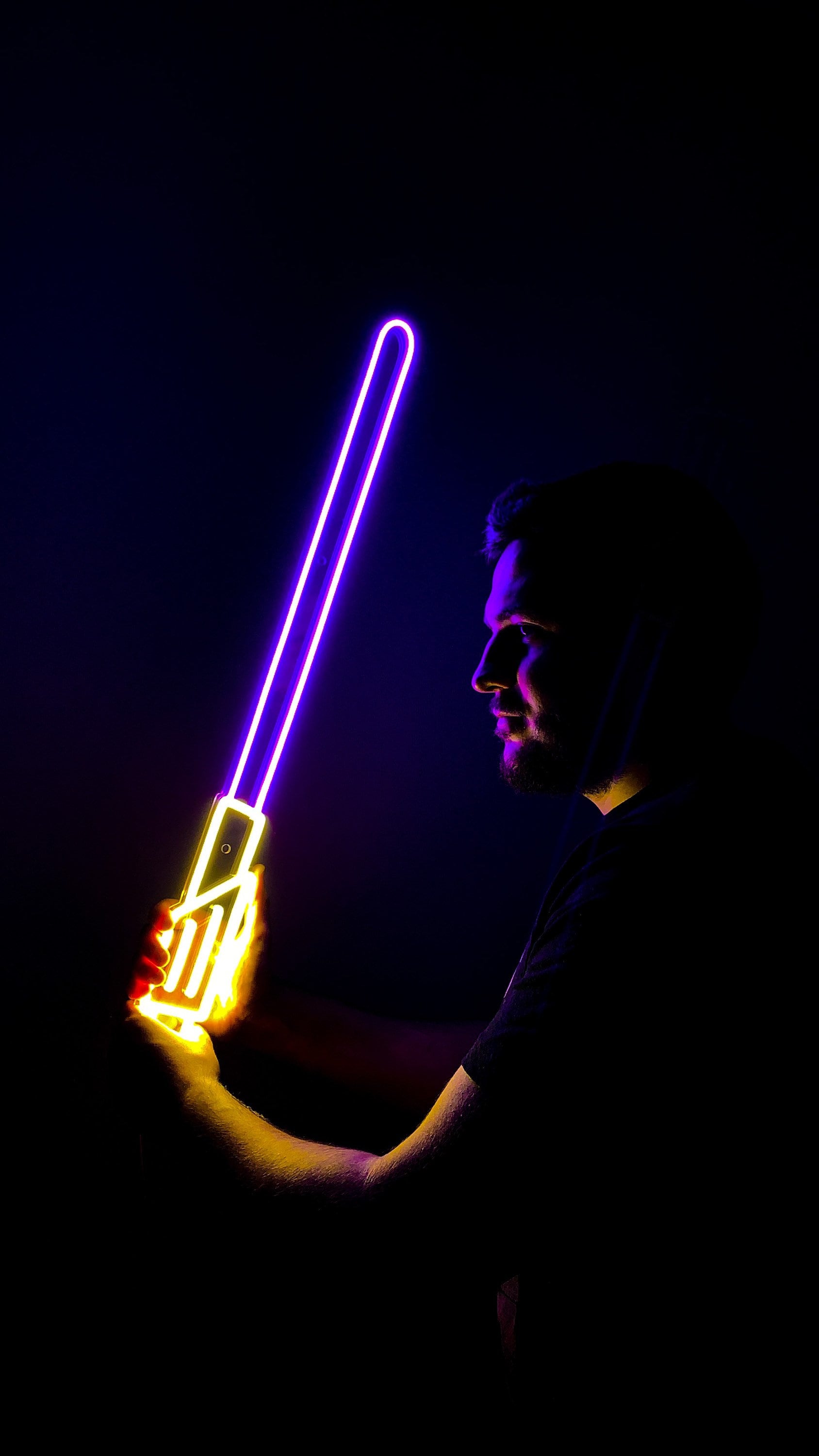 Lightsaber neon sign wall decorations SW light saber led neon | Etsy