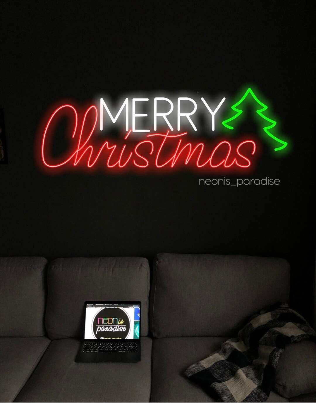 Merry Christmas Neon Sign, Christmas Festive Season Decorations ...