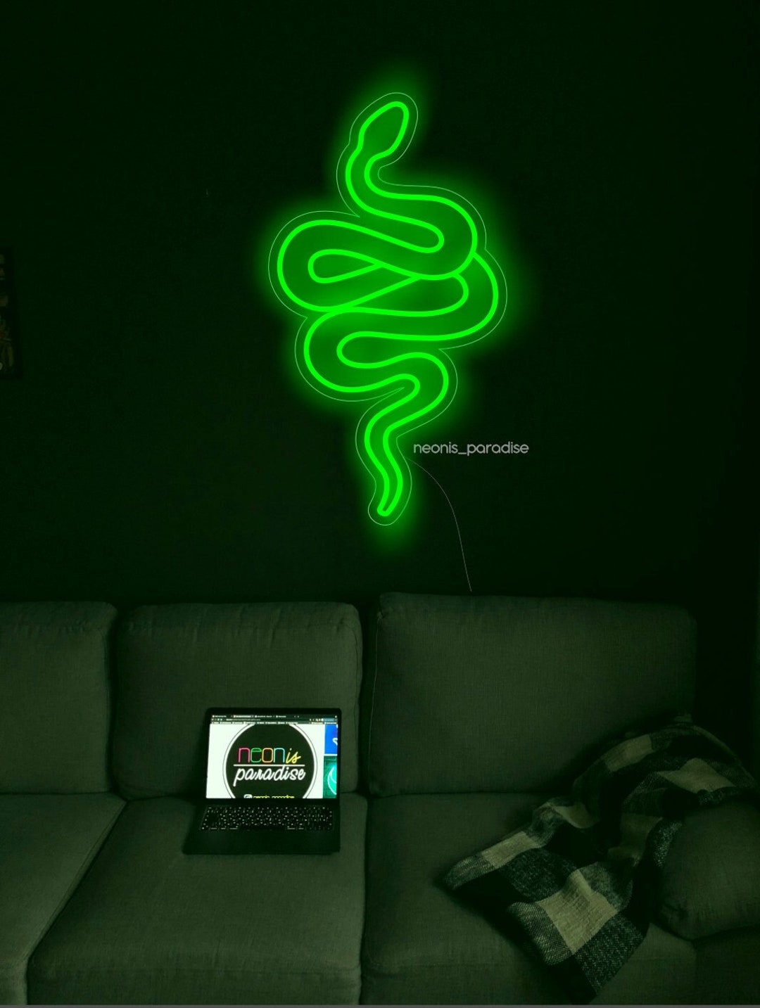 Snake Neon Sign, Animal Neon, Neon Wall Decor Sign, Led Neon Sign ...