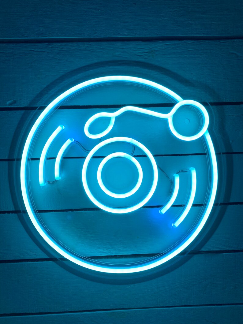 Vinyl Record Led-neon Wall Neon Decor Custom Bedroom Led Neon | Etsy