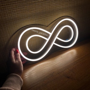 Infinity Neon Sign, Anniversary Gift Neon, Eternity Neon Sign, to ...