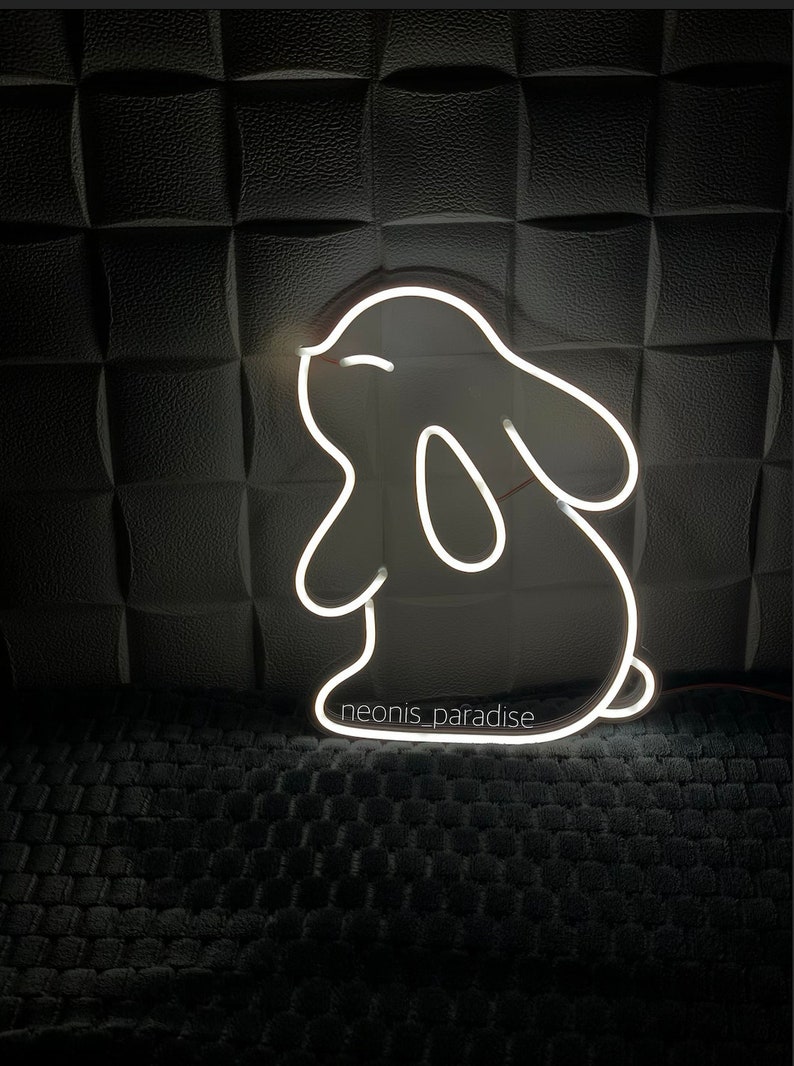 Bunny Neon Sign Rabbit Neon Sign Custom Neon Signage Neon - Etsy UK