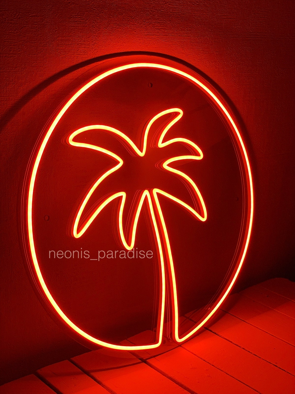 Palm Neon Sign Tree Neon Sign Beach Neon Sign Coconut Palm - Etsy