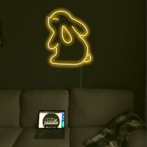 Bunny Neon Sign Rabbit Neon Sign Custom Neon Signage Neon - Etsy UK