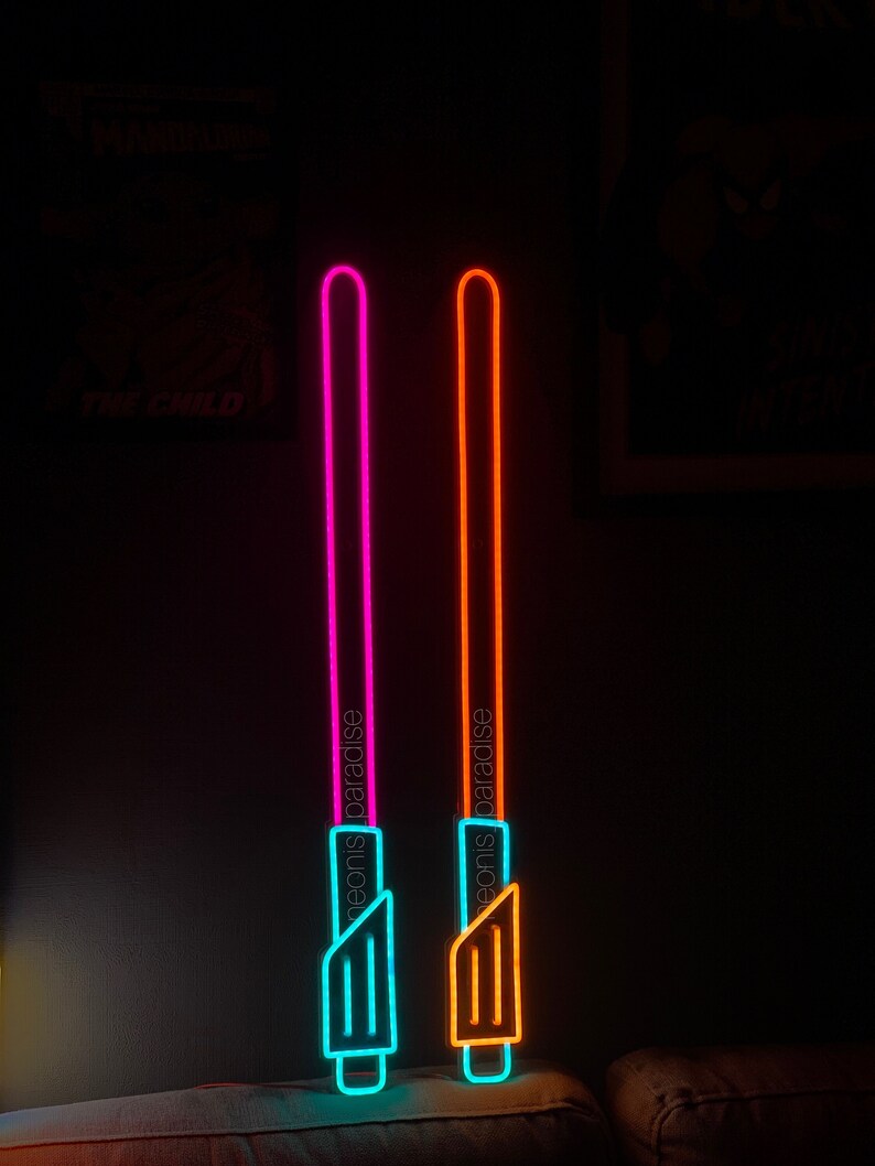Sword Neon Sign Saber Neon Sign Movie Fans Sign SW Neon - Etsy