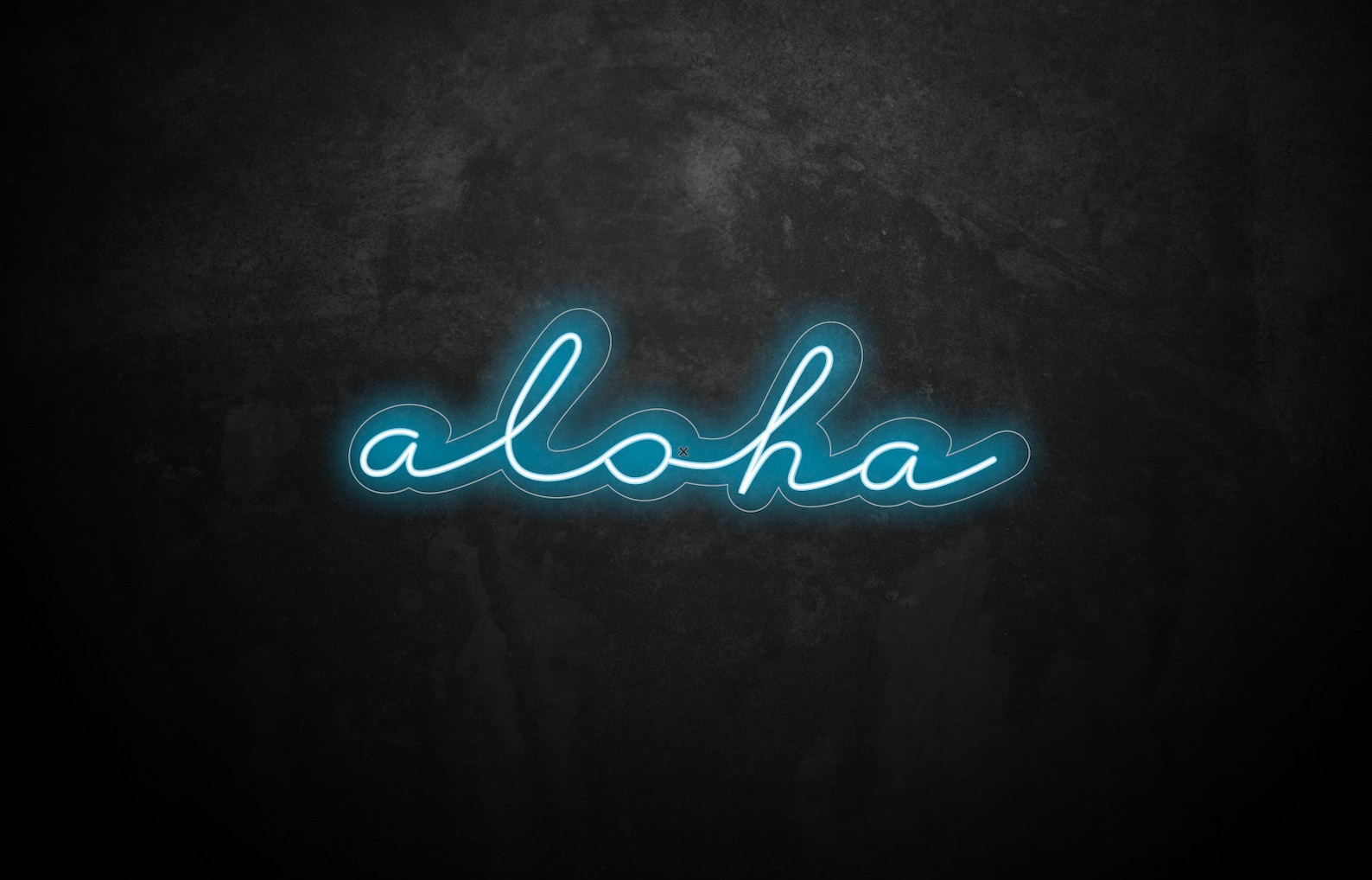 Aloha Neon Sign Aloha Sign Aloha Wall Decor Sign Hawaii - Etsy
