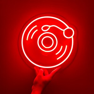 Vinyl Record Led-neon Wall Neon Decor Custom Bedroom Led Neon Sign ...