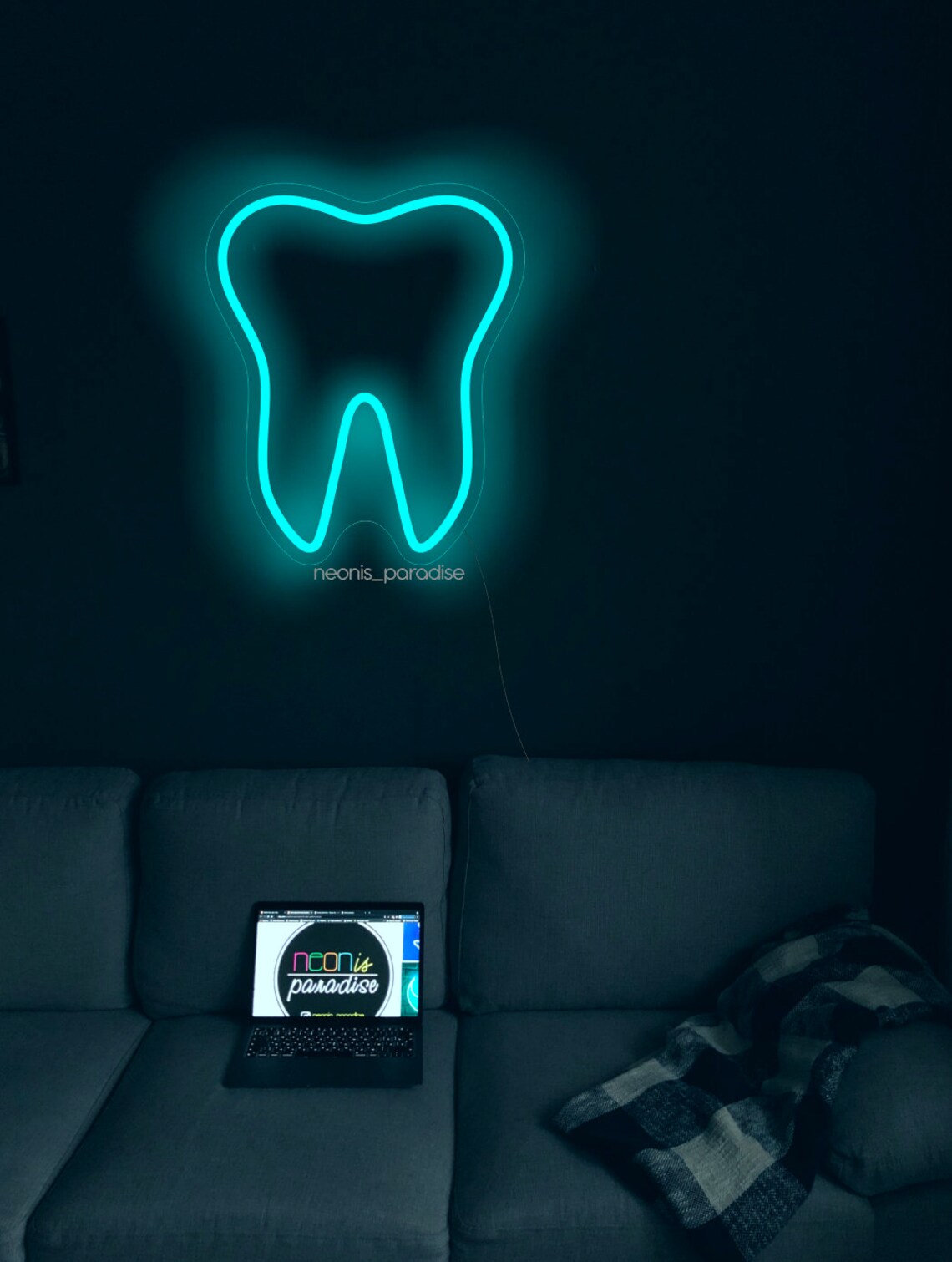 Tooth Neon Sign Dentist Office Decor Sign Custom Dental - Etsy