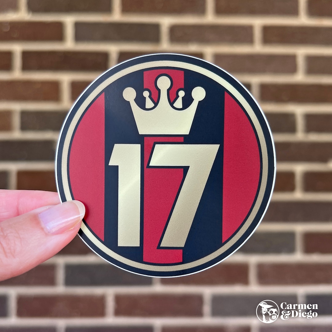 We Are the 17s Sticker With King Crown and Five Stripes - Etsy