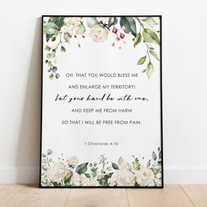 1 Chronicles 4:10 | the Prayer of Jabez - Etsy