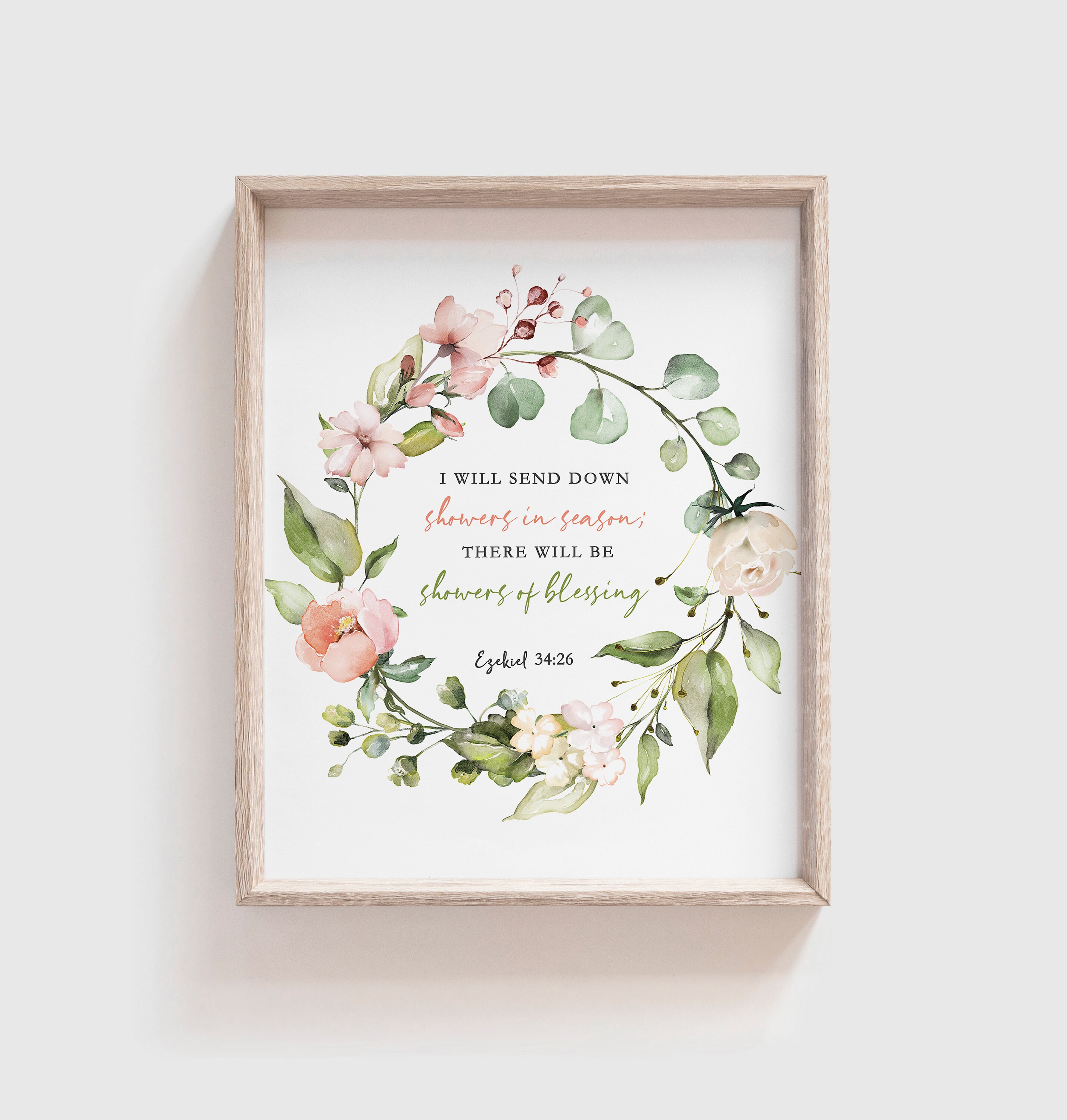 Ezekiel 34:26 I Will Send Down Showers in Season; There Will Be Showers ...