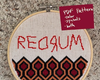 The Shining Overlook Hotel Pattern Cross Stitch Chart - Etsy