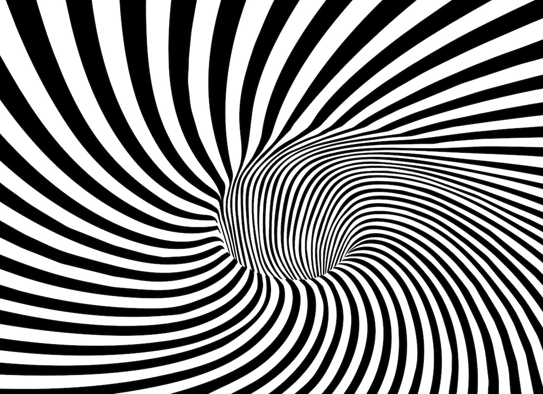 3D Tunnel Optical Illusion Art Downloadable Print Wallpaper, With Ai ...
